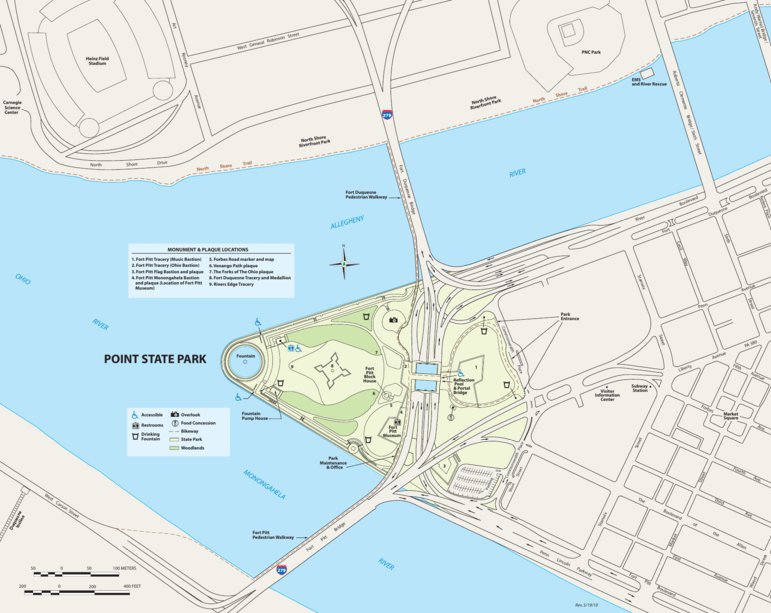 Point State Park Map by Avenza Systems Inc. | Avenza Maps