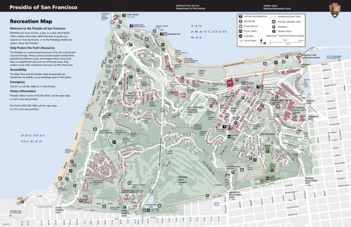 Presidio - San Francisco Map by Avenza Systems Inc. | Avenza Maps