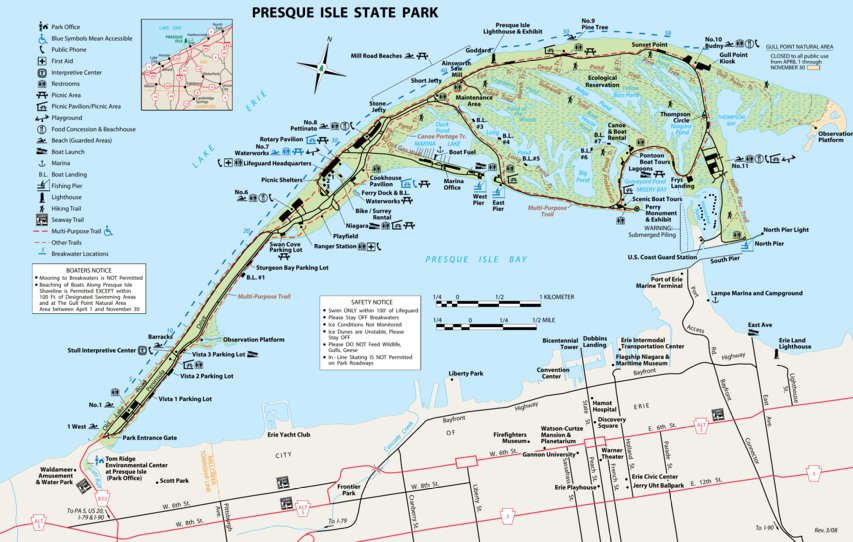 Presque Isle State Park Map by Avenza Systems Inc. | Avenza Maps