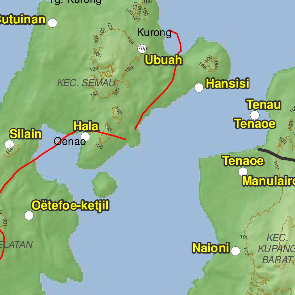 Q16: Kupang Town Map by Avenza Systems Inc. | Avenza Maps