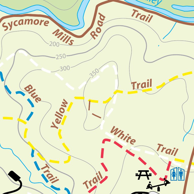 Ridley Creek State Park Map by Avenza Systems Inc. | Avenza Maps