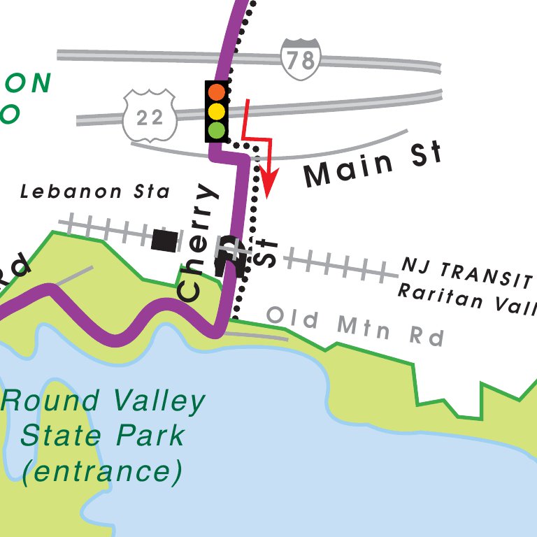 Round Valley Roundabout Map by Avenza Systems Inc. | Avenza Maps