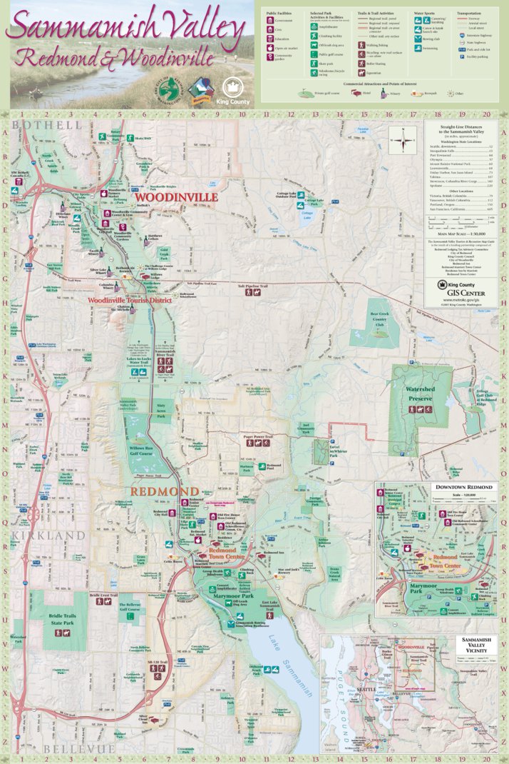 Sammamish Valley Tourism & Recreation Guide Map by Avenza Systems Inc ...