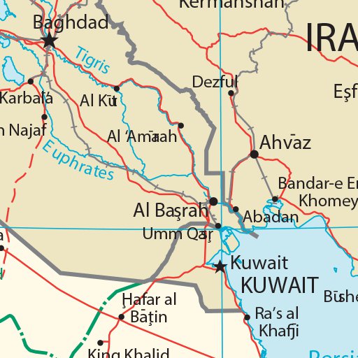 Saudi Arabia Transportation Map by Avenza Systems Inc. | Avenza Maps