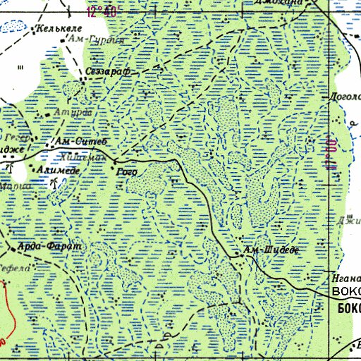 Soviet Genshtab - d33-4--(1979) - Chad Map by Avenza Systems Inc ...