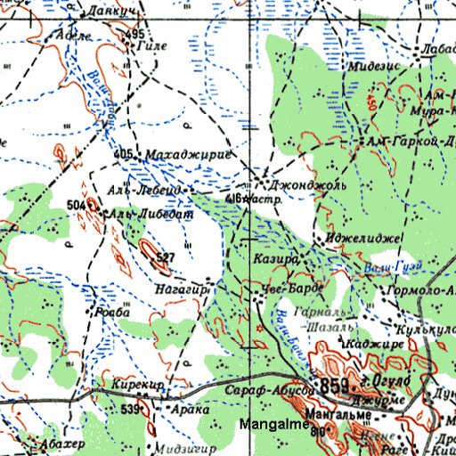 Soviet Genshtab - d34-3--(1979) - Chad Map by Avenza Systems Inc ...
