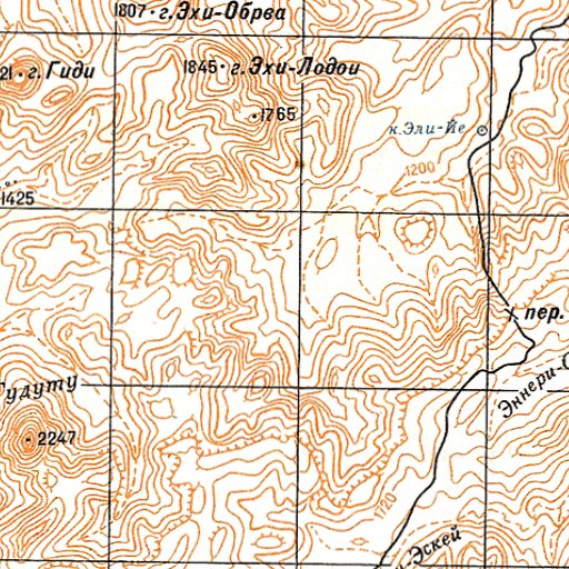 Soviet Genshtab - f33-24 - Chad Map by Avenza Systems Inc. | Avenza Maps