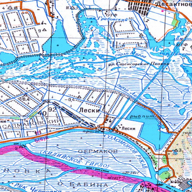 Soviet Genshtab - l35-24--(1983) - Ukraine Map by Avenza Systems Inc ...