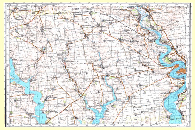 Soviet Genshtab - l36-08--(1980) - Ukraine Map by Avenza Systems Inc ...