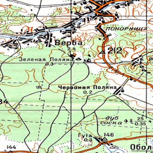Soviet Genshtab - m36-03--(1980) - Ukraine Map by Avenza Systems Inc ...