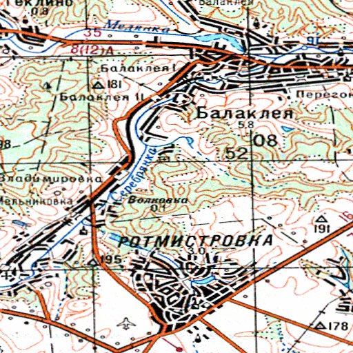 Soviet Genshtab - m36-26--(1980) - Ukraine Map by Avenza Systems Inc ...
