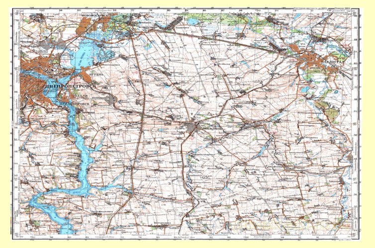Soviet Genshtab - m36-36--(1980) - Ukraine Map by Avenza Systems Inc ...