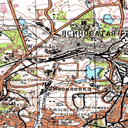 Soviet Genshtab - m37-32--(1980) - Ukraine Map by Avenza Systems Inc ...