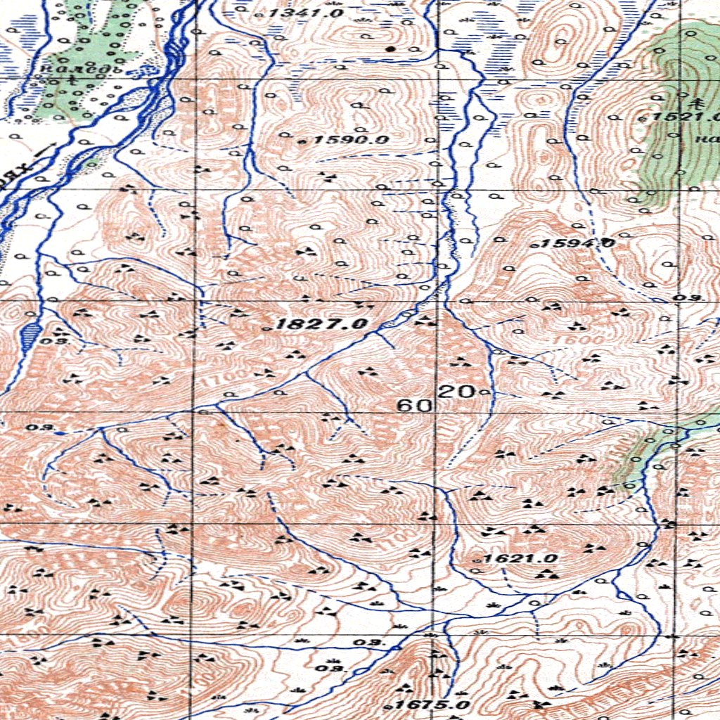 Soviet Genshtab Map - p54-043/044--(1950) - Russia by Avenza Systems ...