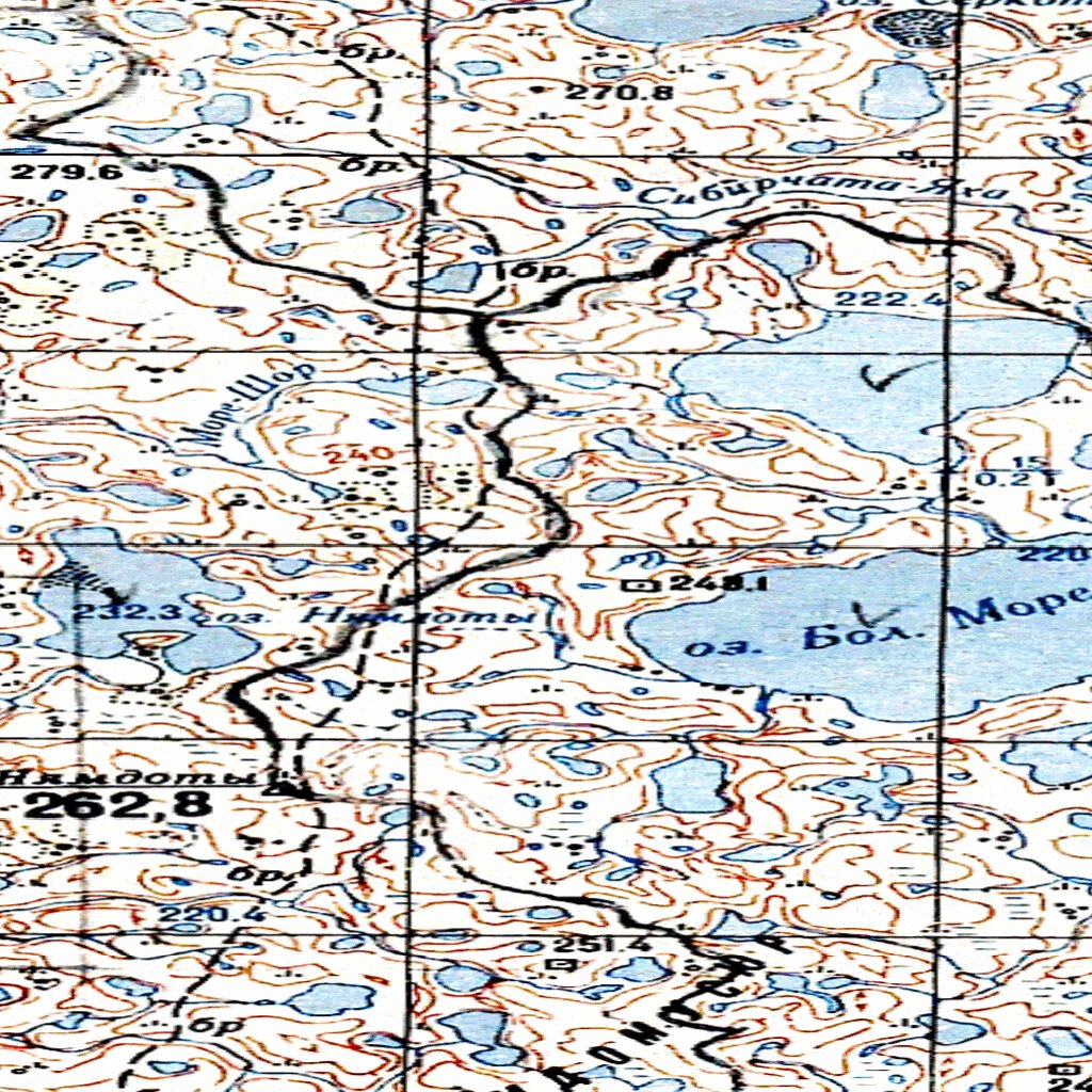 Soviet Genshtab Map - r41-127/128--(1963) - Russia by Avenza Systems ...