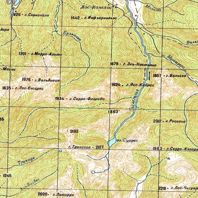 Soviet Genshtab - xj19-01--(1985) - Chile Map by Avenza Systems Inc ...