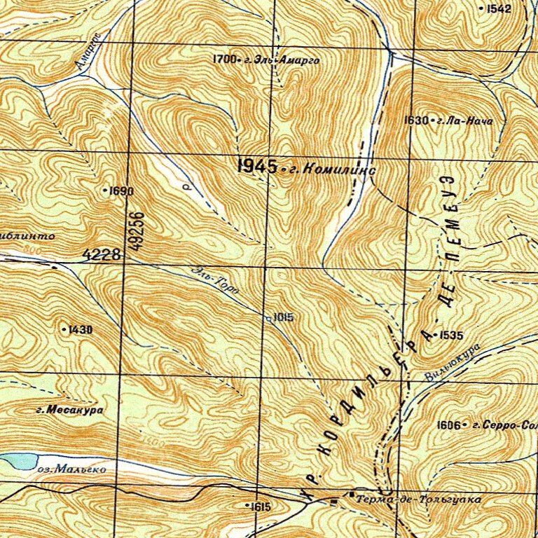 Soviet Genshtab - xj19-19--(1985) - Chile Map by Avenza Systems Inc ...