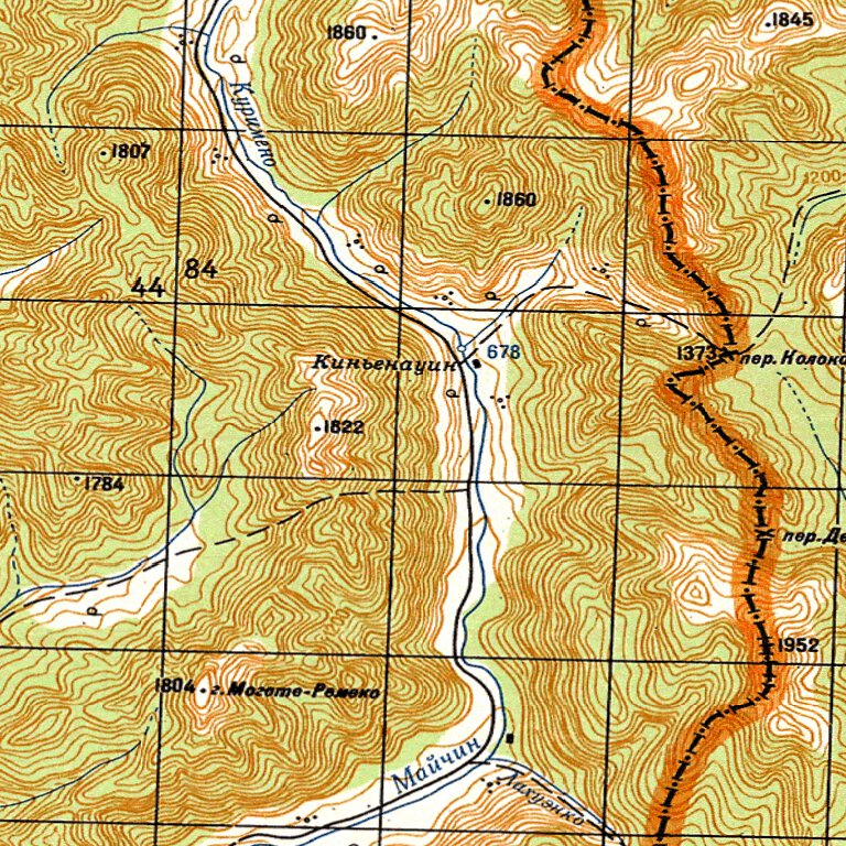 Soviet Genshtab - xj19-25--(1985) - Chile Map by Avenza Systems Inc ...