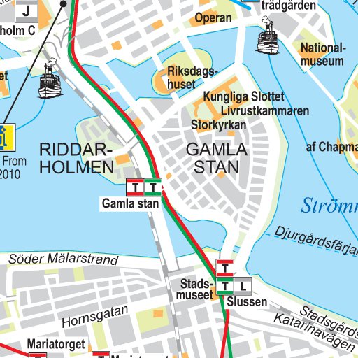 Stockholm Transit Map by Avenza Systems Inc. | Avenza Maps