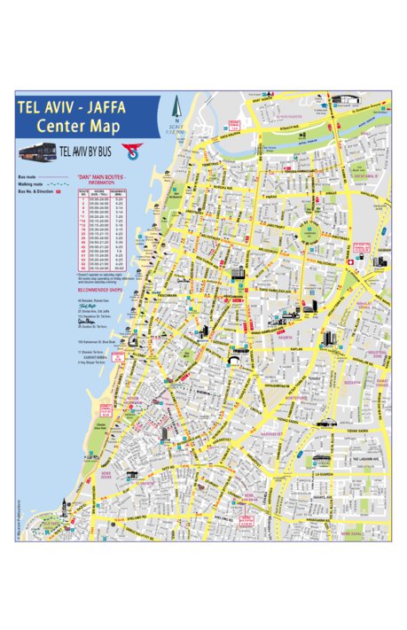 Tel Aviv - Jaffa Center Map by Avenza Systems Inc. | Avenza Maps