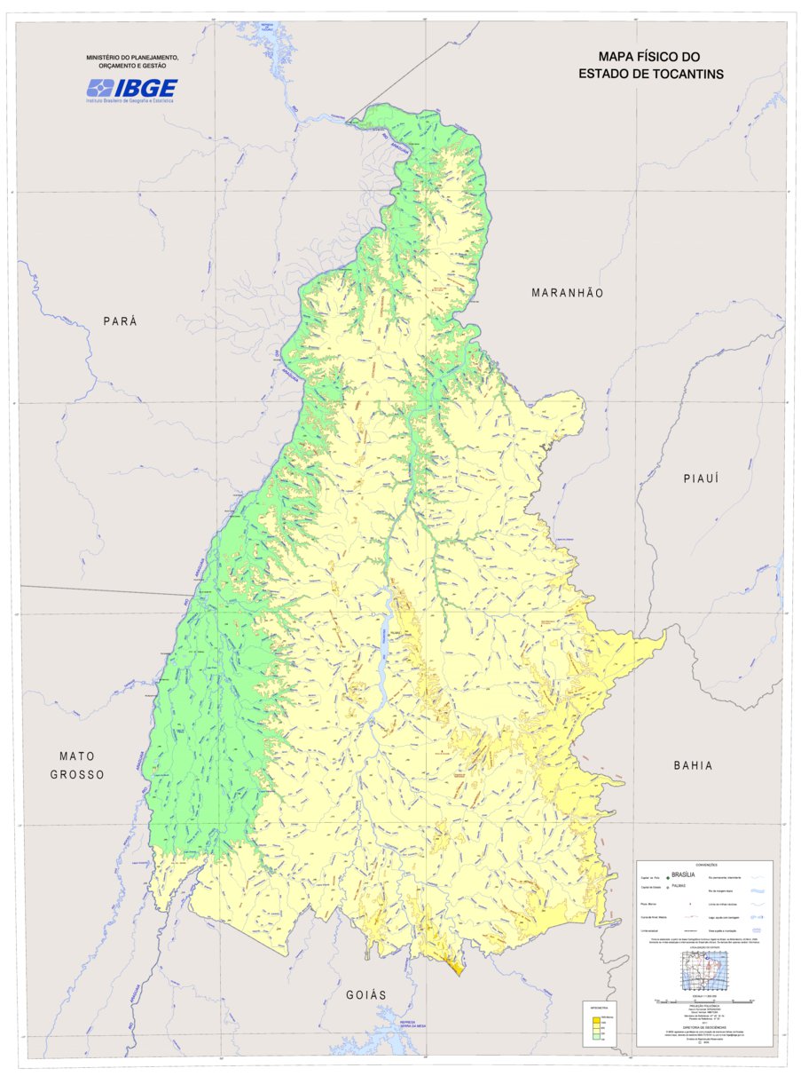 Tocantins, Brazil Map by Avenza Systems Inc. | Avenza Maps
