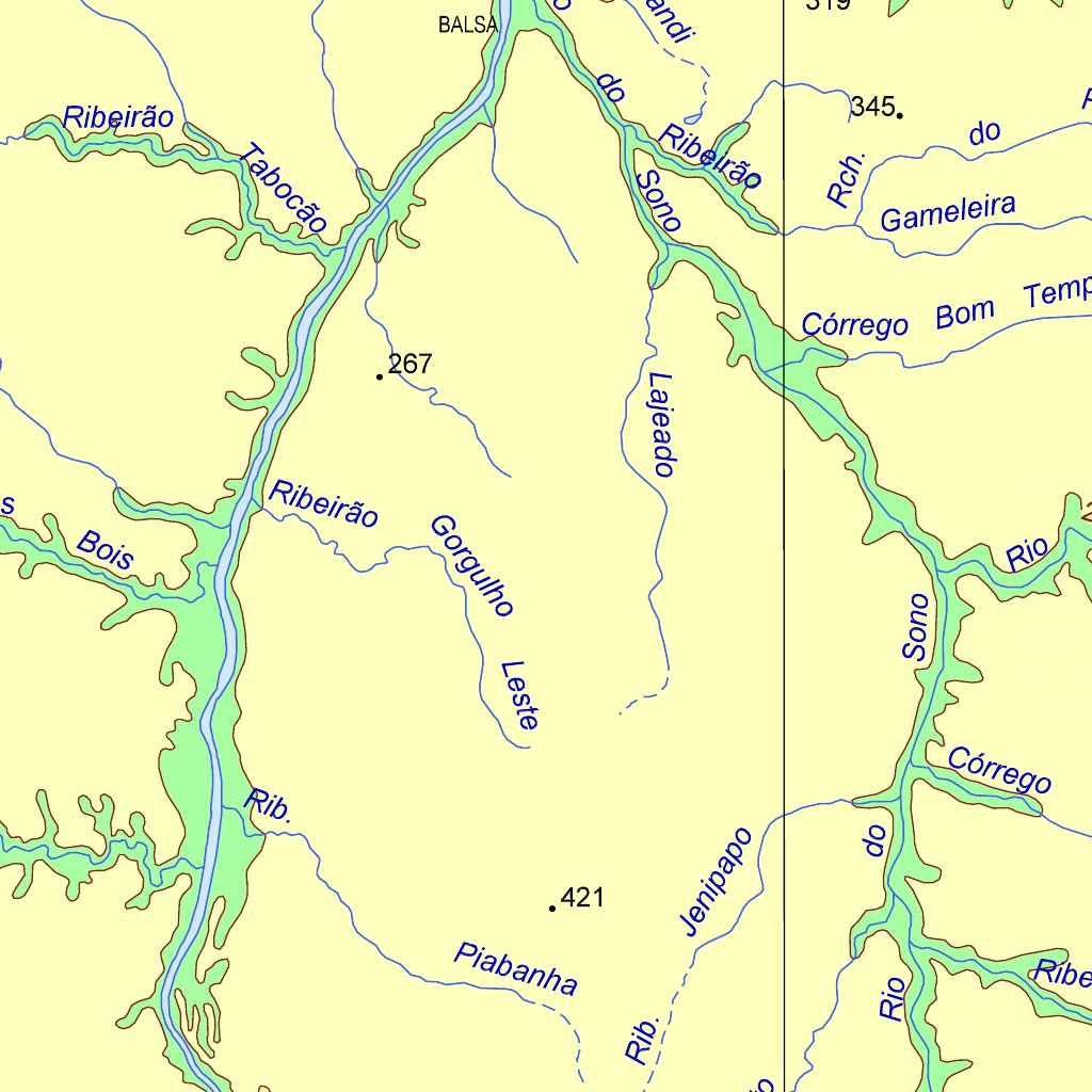 Tocantins, Brazil Map by Avenza Systems Inc. | Avenza Maps