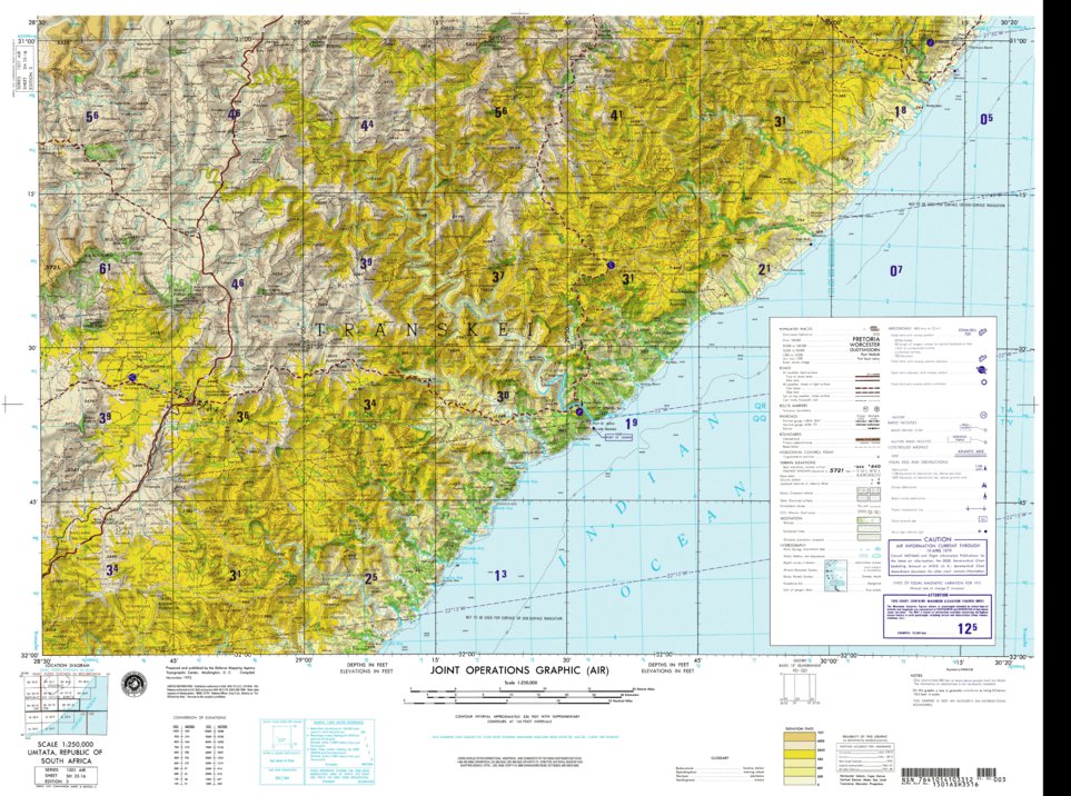 Umtata, Republic of South Africa - sh-35-16 Map by Avenza Systems Inc ...
