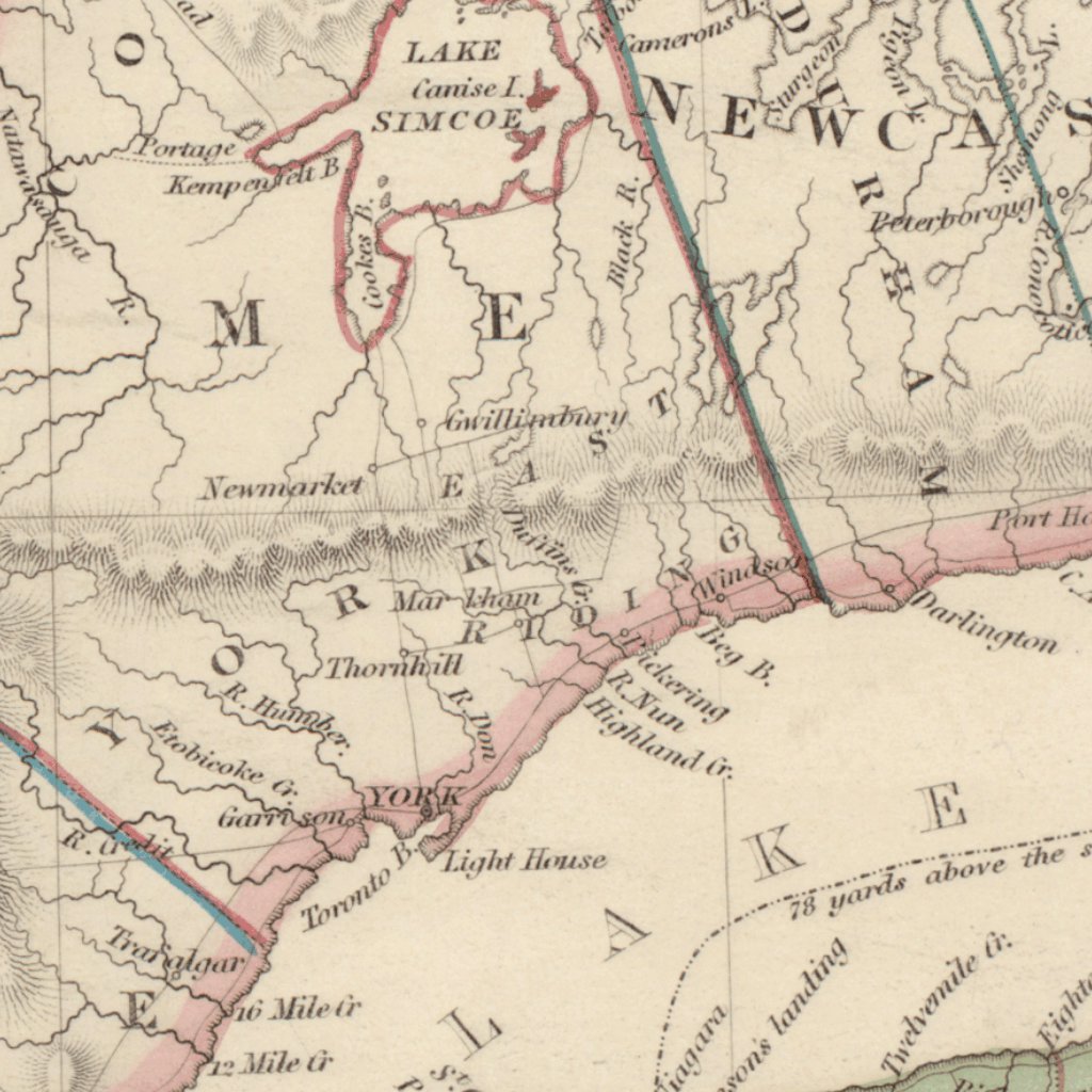 Upper Canada 1832 Map by Avenza Systems Inc. | Avenza Maps