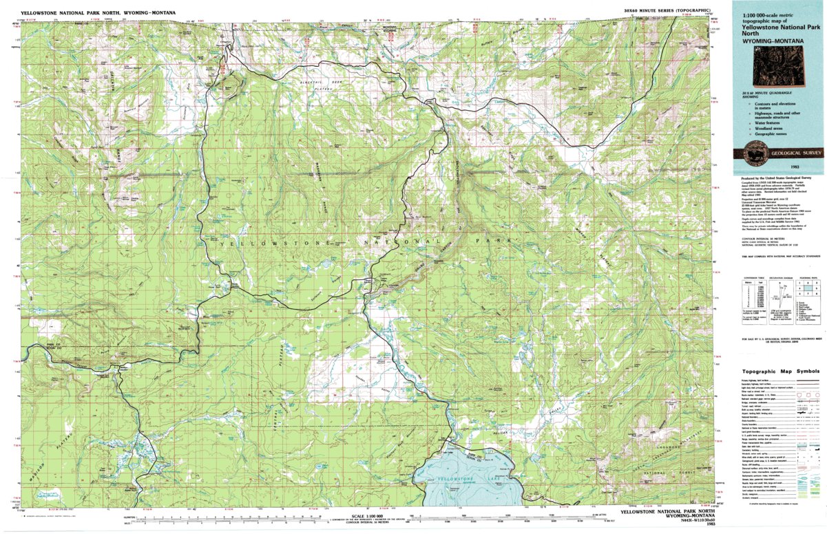 Yellowstone North Topo Map by Avenza Systems Inc. | Avenza Maps