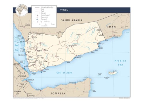 Yemen Transportation Map by Avenza Systems Inc. | Avenza Maps