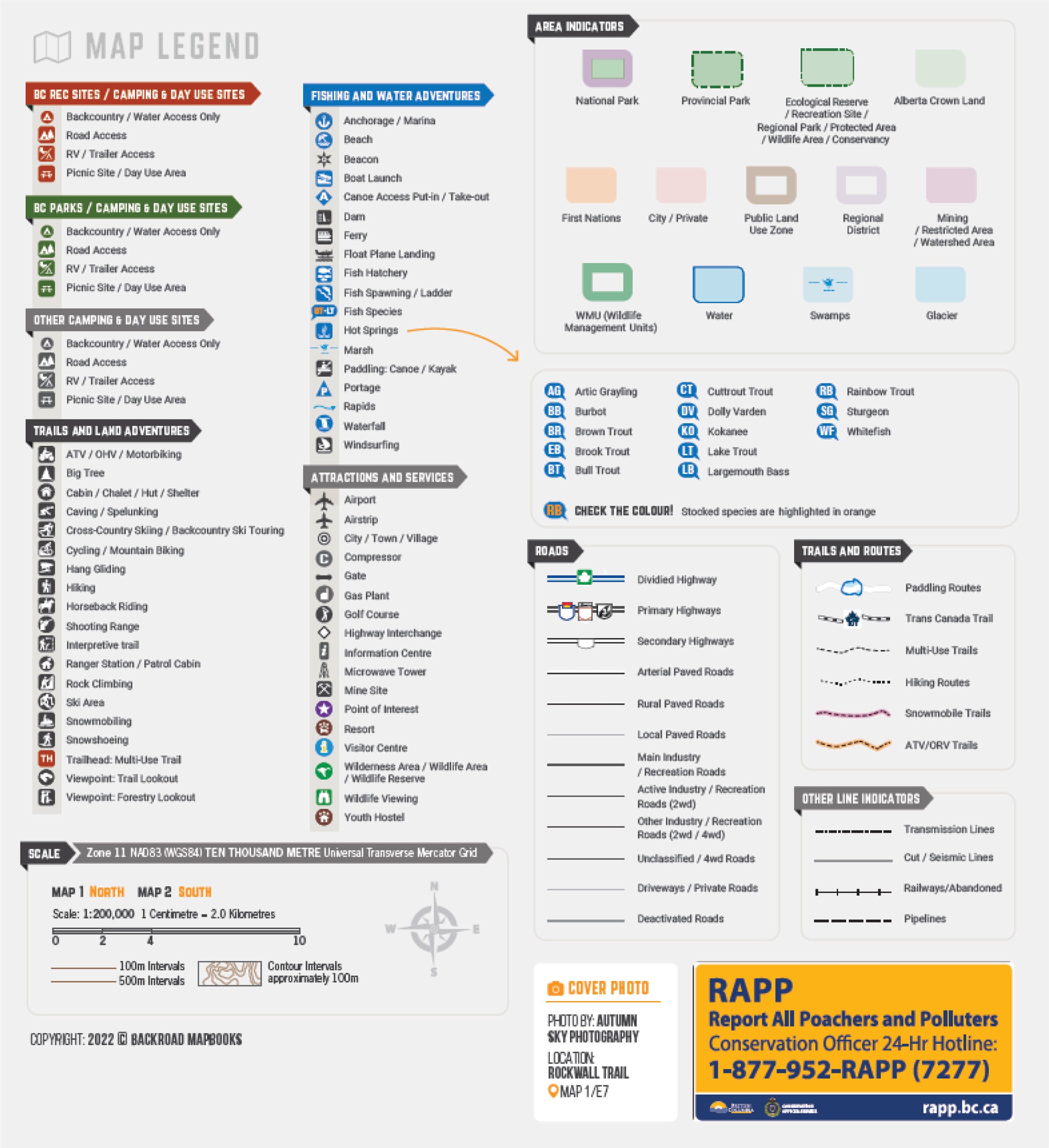 East Kootenay Recreation Map 2nd edition (BC Rec Map Bundle) by ...