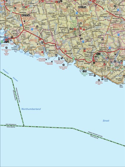 Map56 Borden-Carleton - Nova Scotia Backroad Mapbook Map by Backroad ...