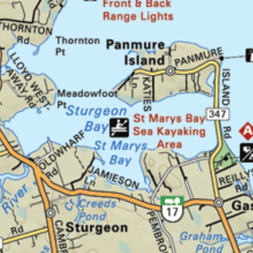 Map58 Georgetown PEI - Nova Scotia Backroad Mapbook Map by Backroad ...
