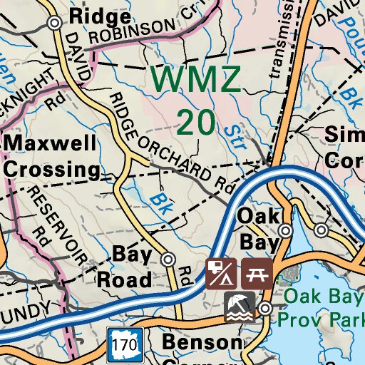 NBNB02 St Stephen - New Brunswick Topo Map by Backroad Mapbooks ...