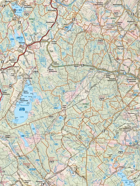 NBNB09 Harvey - New Brunswick Topo Map by Backroad Mapbooks | Avenza Maps