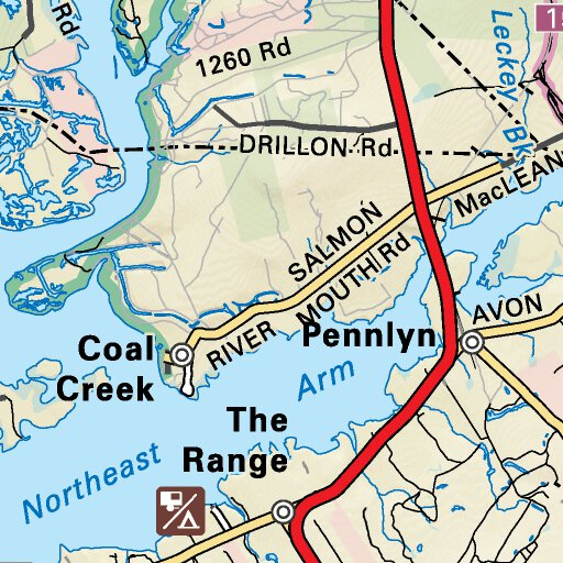 NBNB19 Minto - New Brunswick Topo Map by Backroad Mapbooks | Avenza Maps