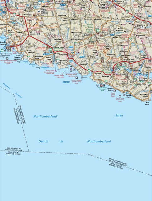 NBNB24 Borden-Carleton - New Brunswick Topo Map by Backroad Mapbooks ...