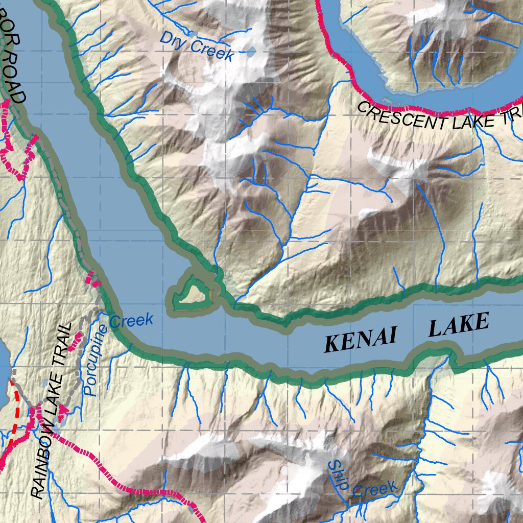 Northern Kenai Peninsula, Alaska Map by BarnwellGeospatial | Avenza Maps