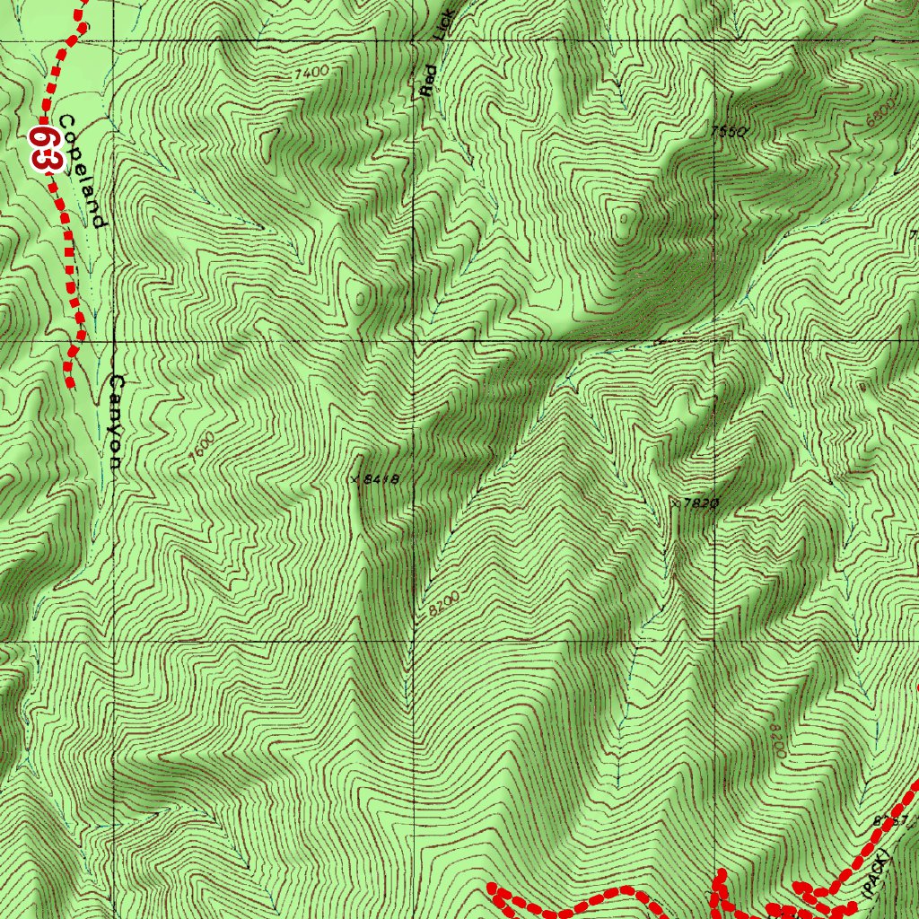 Capitan Wilderness Area Map by Bell Geographic | Avenza Maps