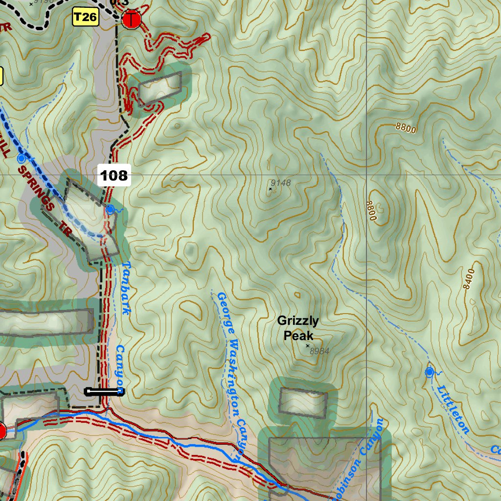 White Mountain Wilderness Trail Map by Bell Geographic | Avenza Maps