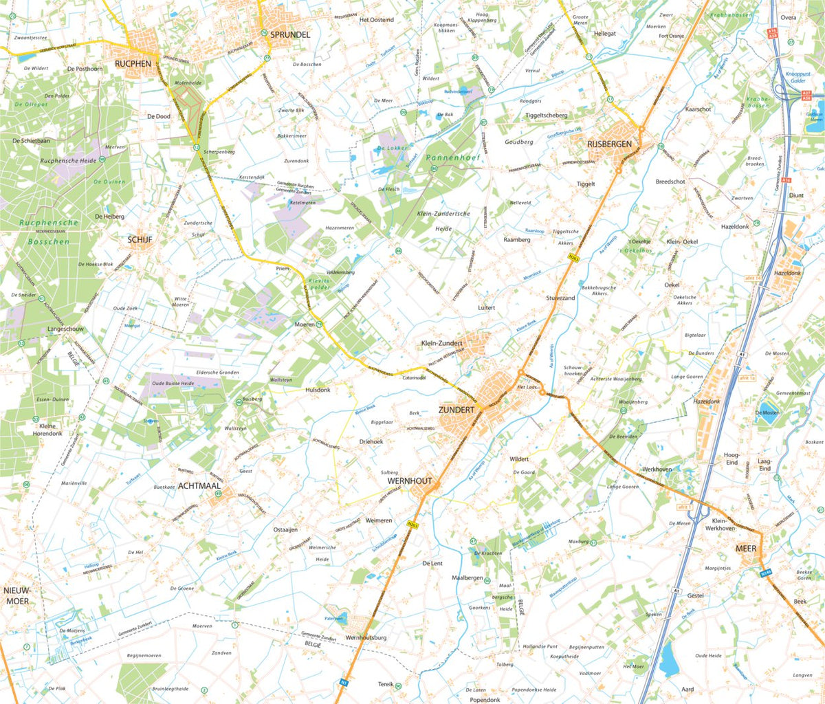 Zundert Map by Blokplan | Avenza Maps