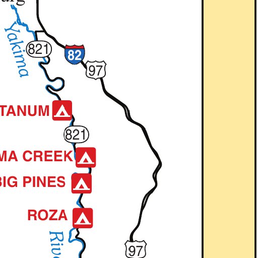 Umtanum Recreation Site Map by Bureau of Land Management - Oregon ...