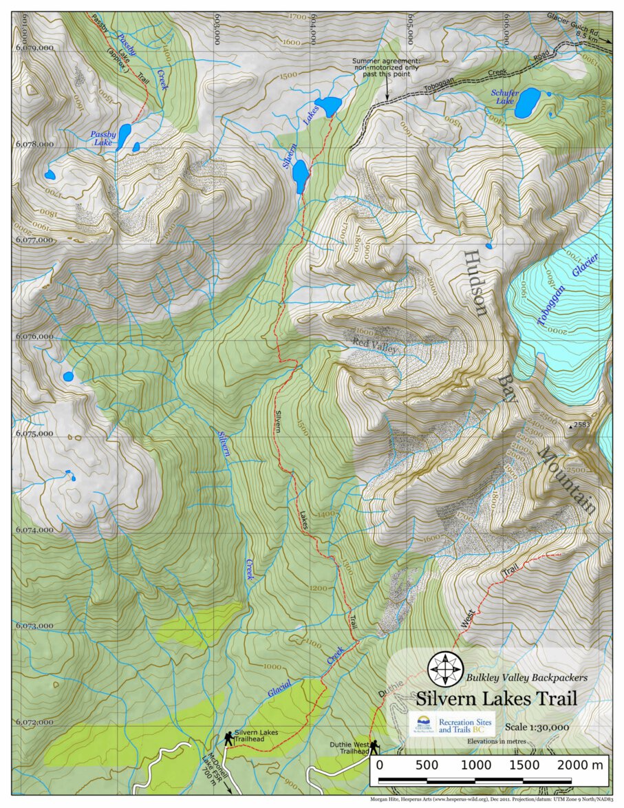 Silvern Lakes Hiking Trail Map by BV Backpackers | Avenza Maps