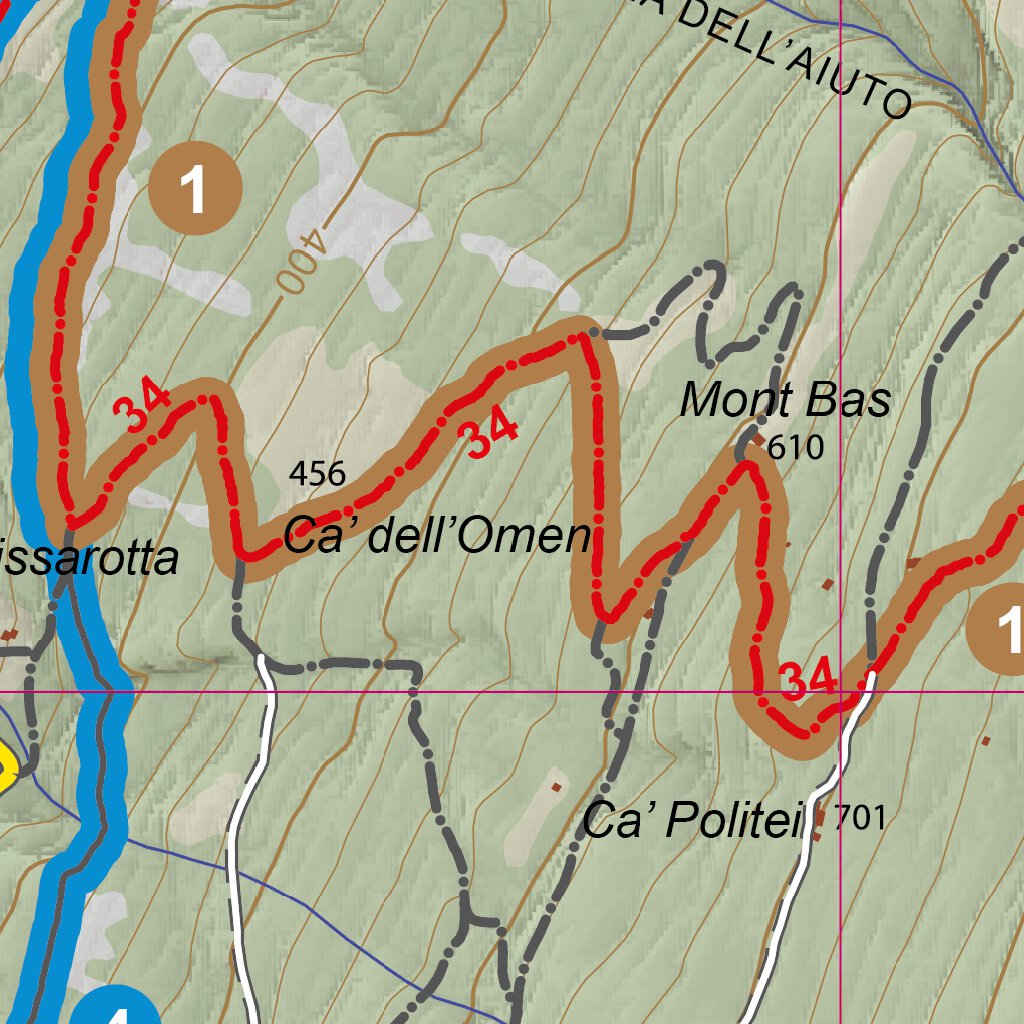 Brenzone sul Garda - Vie dei monti - Carta Ufficiale Map by CARTAGO ...