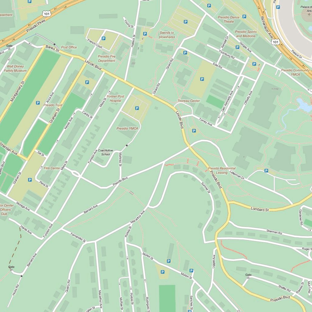 Golden Gate Bridge Map by CartoonMaps | Avenza Maps