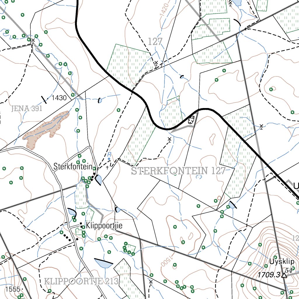 2926BC BOTSHABELO (SOUTH) Map by Chief Directorate: National Geo ...