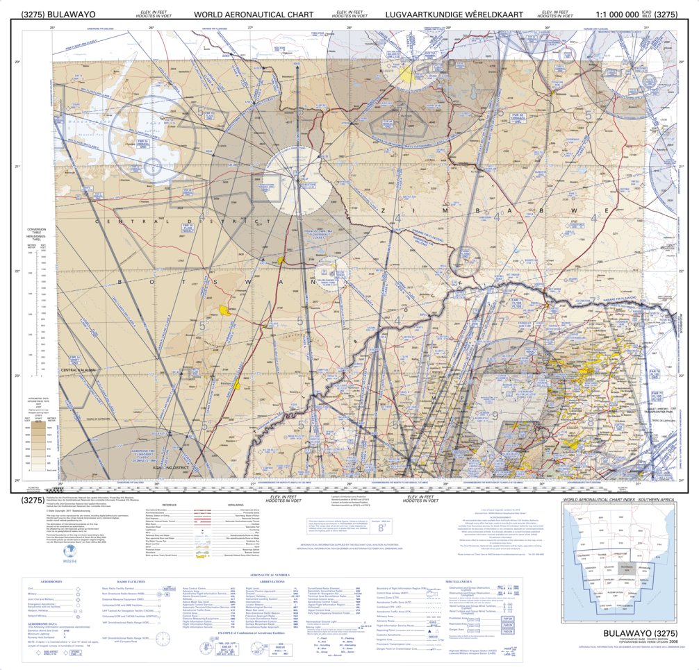 3275 BULAWAYO Map by Chief Directorate: National Geo-spatial ...