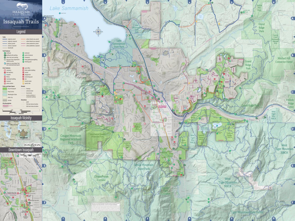 Issaquah Trails Map by City of Issaquah | Avenza Maps