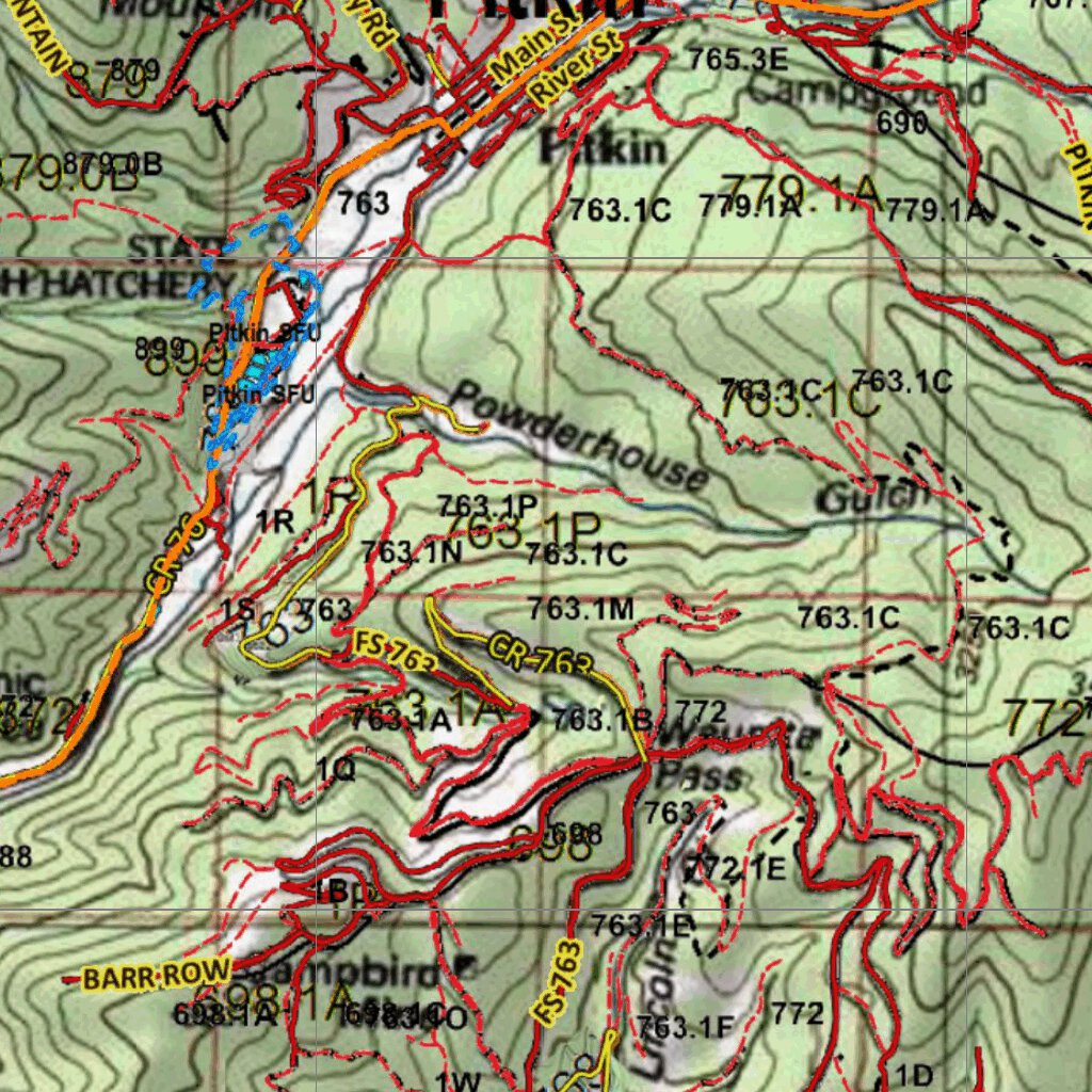 CO_551_White_Tail_Deer_Habitat Map by Colorado HuntData LLC | Avenza Maps