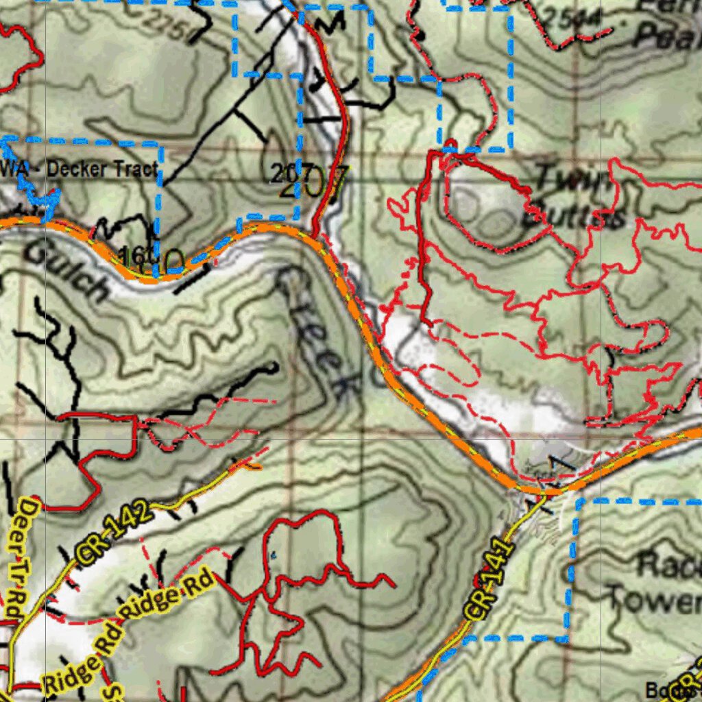 CO_741_White_Tail_Deer_Habitat Map by Colorado HuntData LLC | Avenza Maps